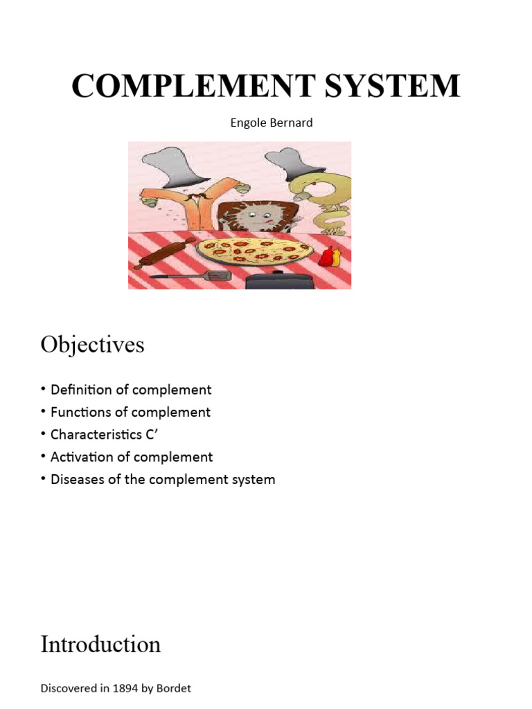 COMPLEMENT activation | PDF | Complement System | Medical Specialties