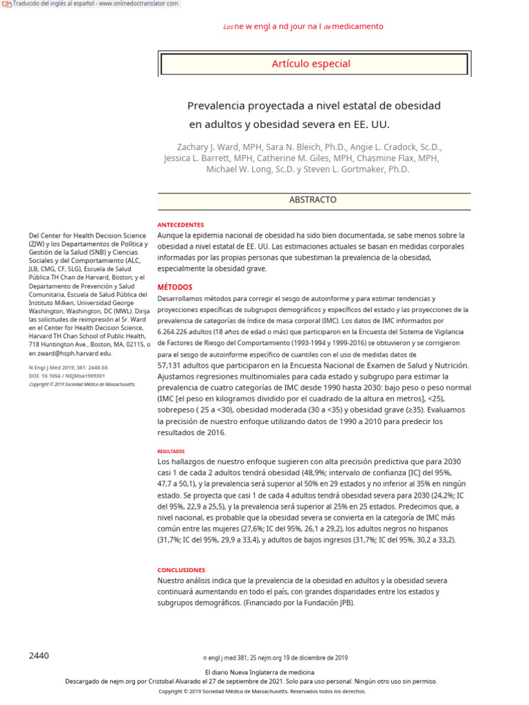 PAPER 12_Projected U.S. State-Level Prevalence of Adult Obesity and ...