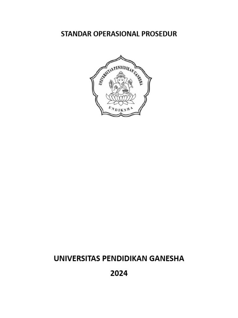 SOP FIP Undiksha (Gabung) 1 | PDF