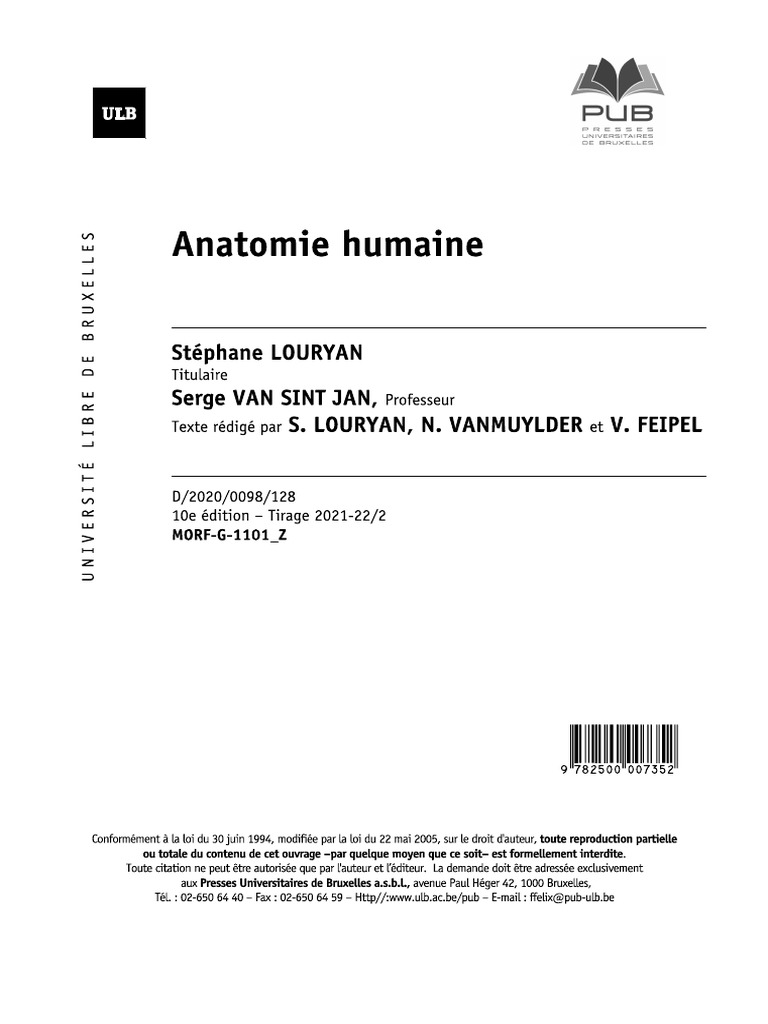 Anatomie | PDF