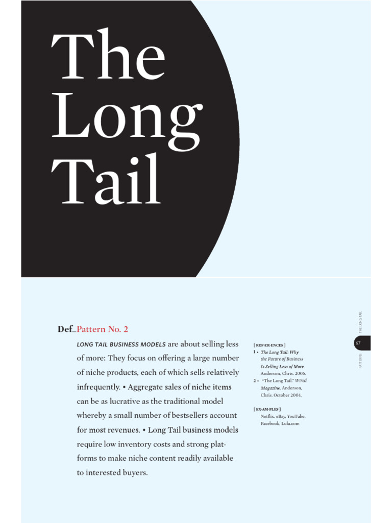 The Long Tail | Download Free PDF | Lego | Publishing