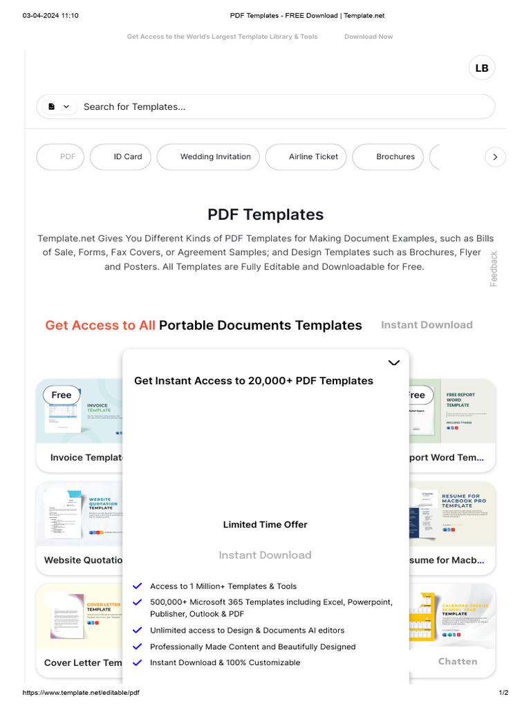 PDF Templates | PDF | Microsoft Windows | Microsoft