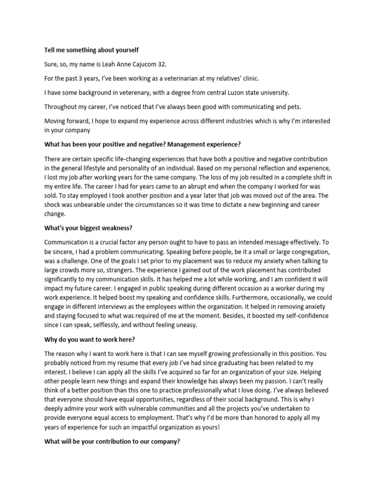 Purpcomm Interview | PDF | Psychology | Behavior Modification