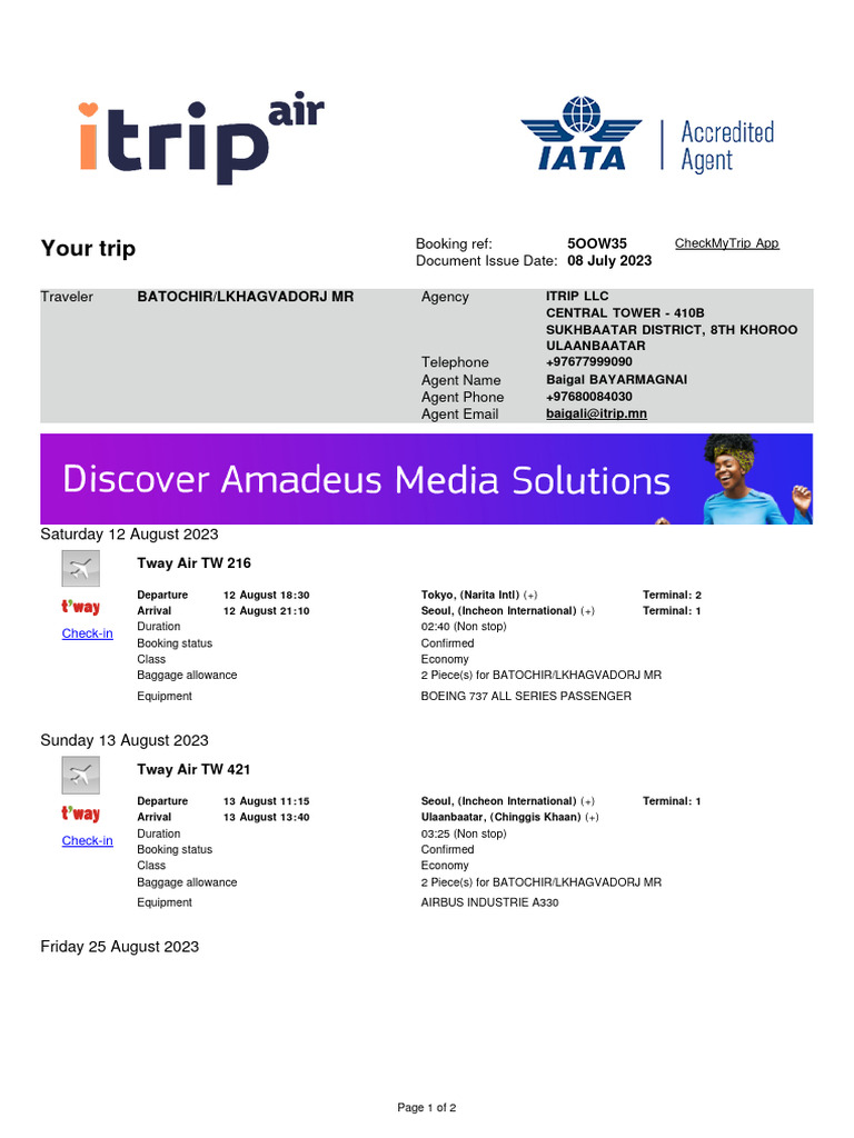 Тicket Date Change | PDF | Airlines | Civil Aviation