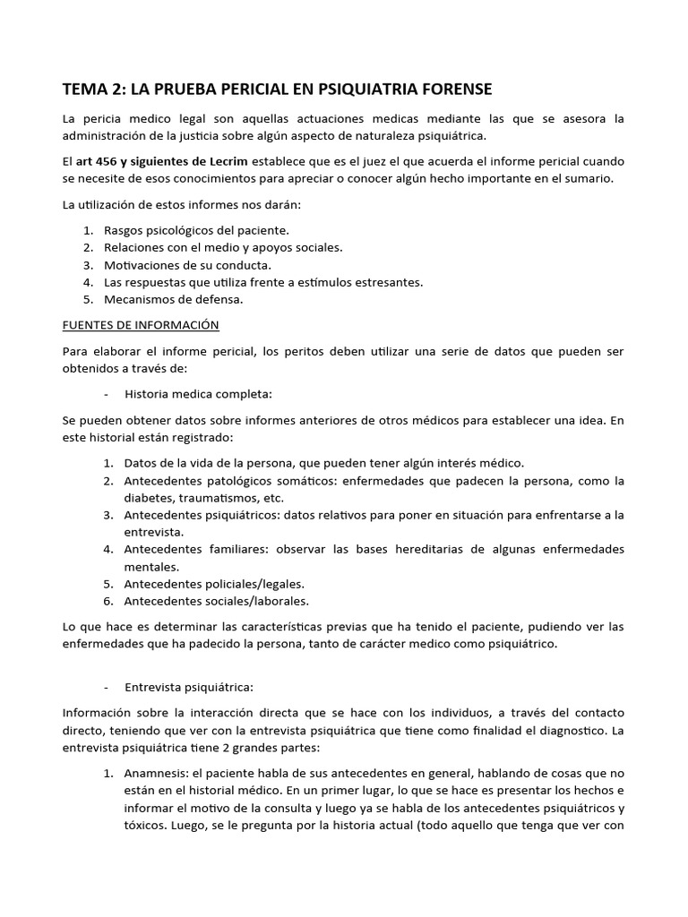 Tema 2 (Completo) | PDF | Causalidad | Psiquiatría