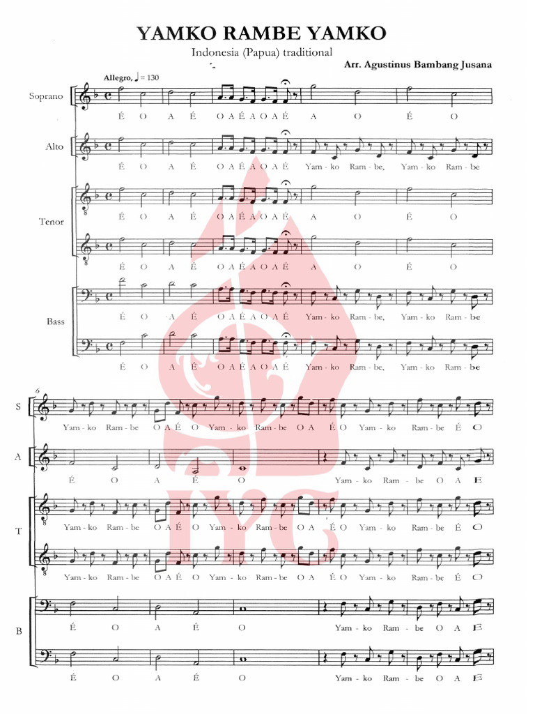 Agustinus Bambang Jusana - Yamko Rambe Yamko | PDF
