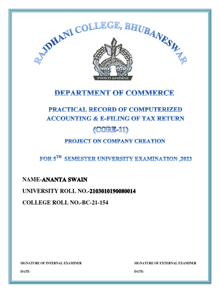 Ananta Computerized Accounting Record 2 | PDF | Software | Computing