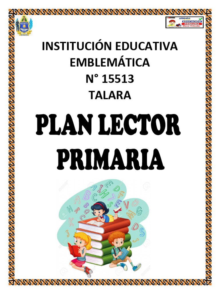 Plan Lector Primaria 2021 | PDF | Comprensión lectora | Aprendizaje