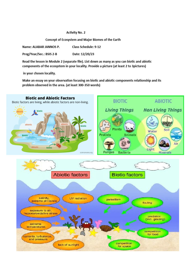 Activity 2 Biomes of Earth | PDF | Social Science | Science & Mathematics