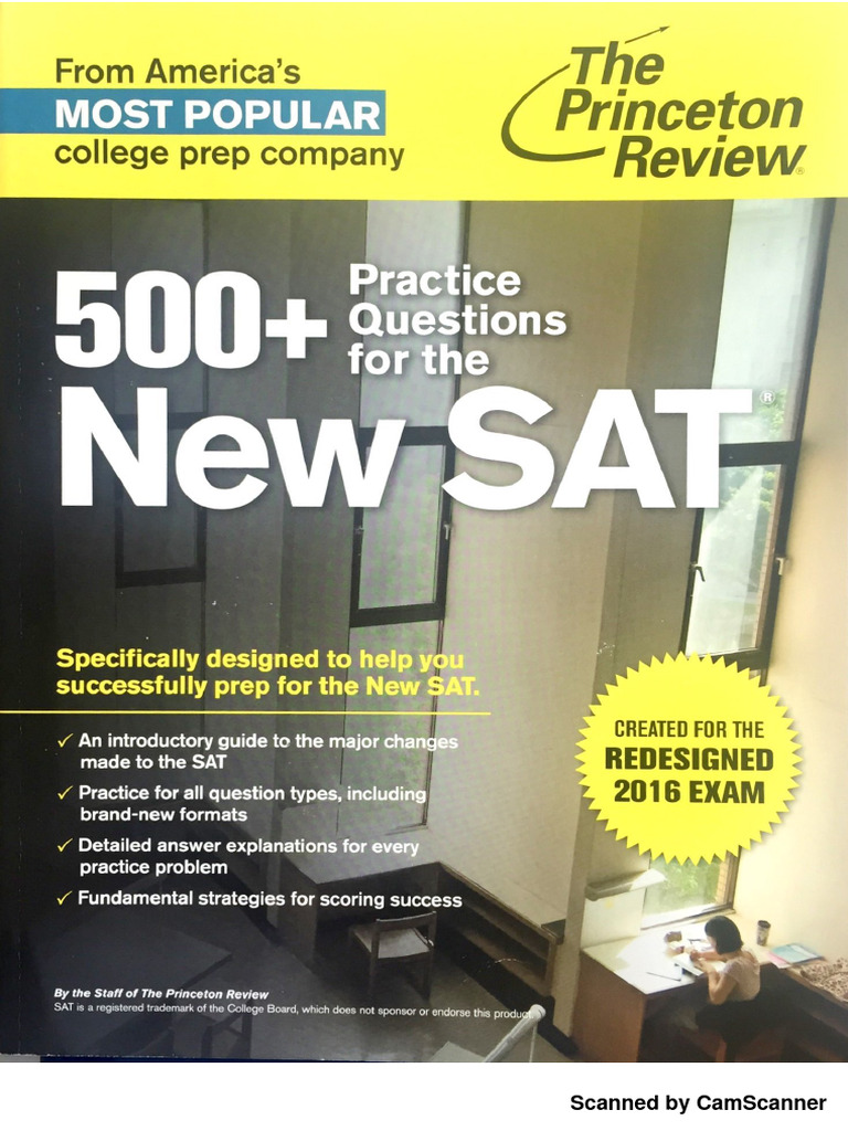 500+ Practice Questions For The New SAT | PDF
