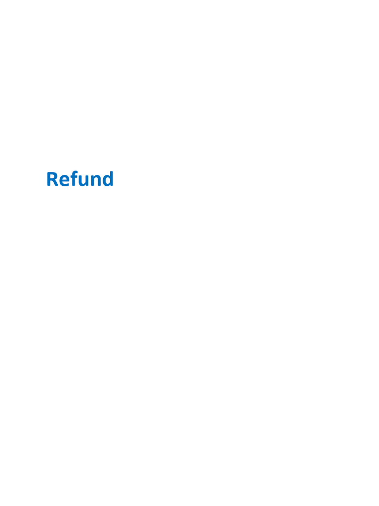 Refund SOP_Final | PDF | Debit Card | Financial Services