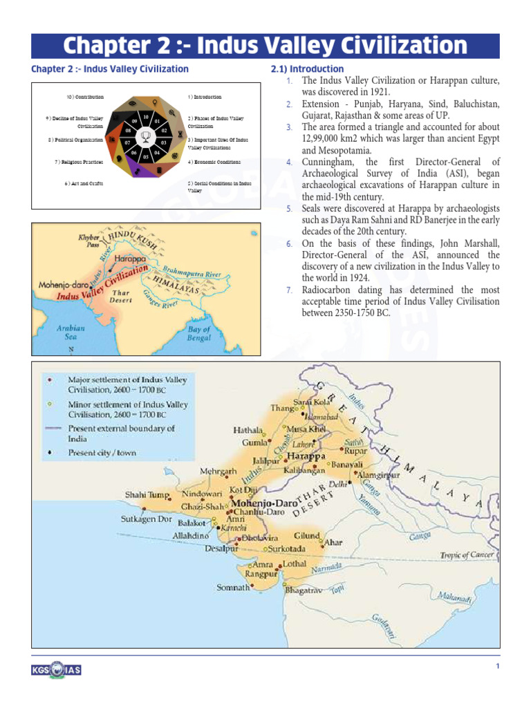 (English) Chapter 2 - Indus Valley Civilization | PDF