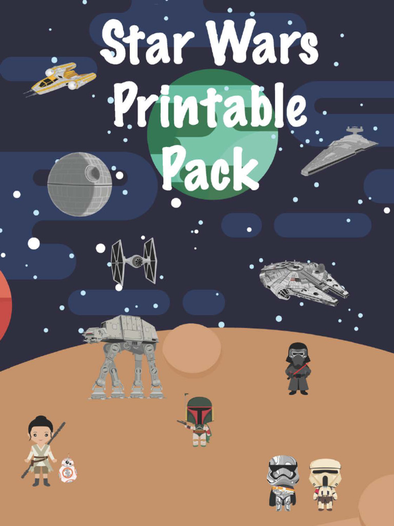 Star Wars Inspired Printable Pack A | PDF