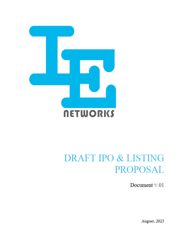 IPO & Listing Proposal Overview | PDF | Initial Public Offering | Stocks