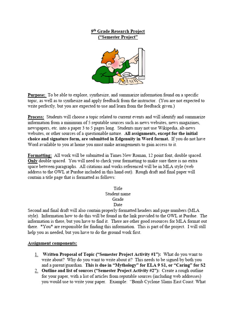 9th-Grade-Research-Project-2020 | PDF | Human Communication