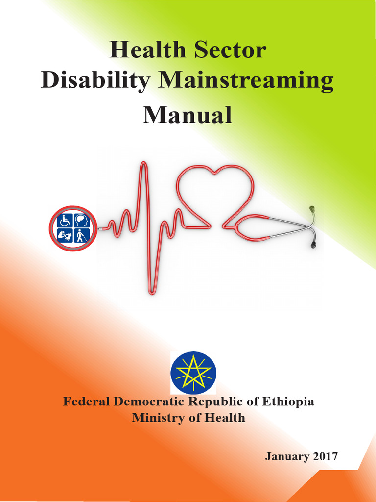 Health Sector Disability Manual Ethiopia | PDF | Disability | Accessibility