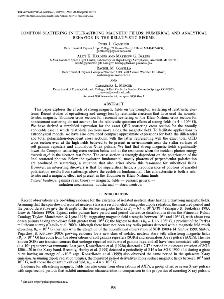 Compton_cross_section_in_magnetic_fields_Gonthier_2000_ApJ_540_907 ...