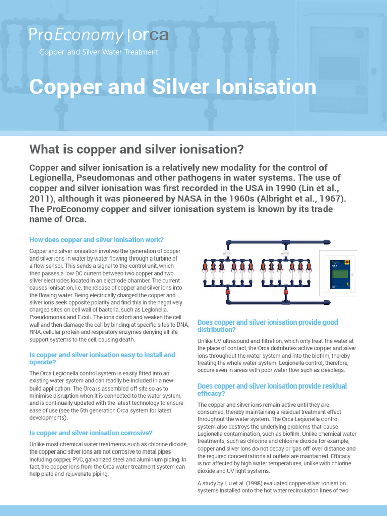 Pro Economy What Is Copper and Silver Ionisation | PDF | Copper | Silver