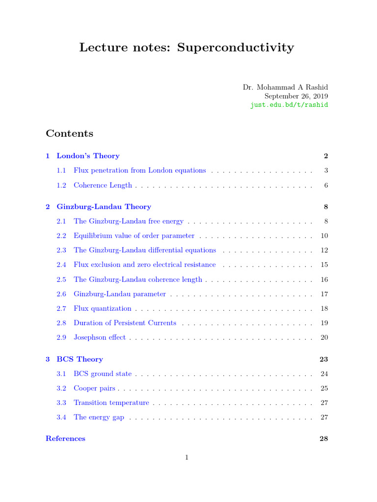 Superconductor Theory | PDF | Superconductivity | Physical Phenomena