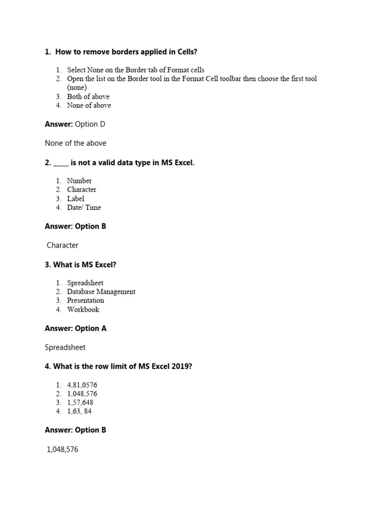 Excel | PDF | Microsoft Excel | Spreadsheet Excel | PDF | Microsoft Excel | Spreadsheet