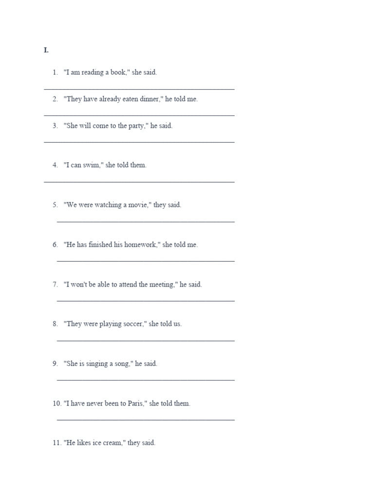 REPORTED SPEECH (1)BN | PDF