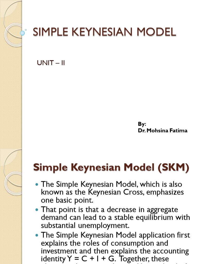 Simple Keynesian Model | PDF | Keynesian Economics | Measures Of ...