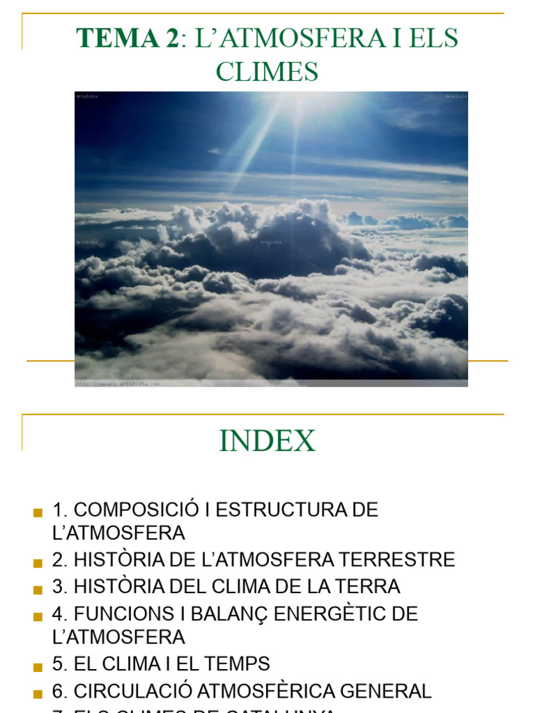 2.atmosfera I Els Climes | PDF