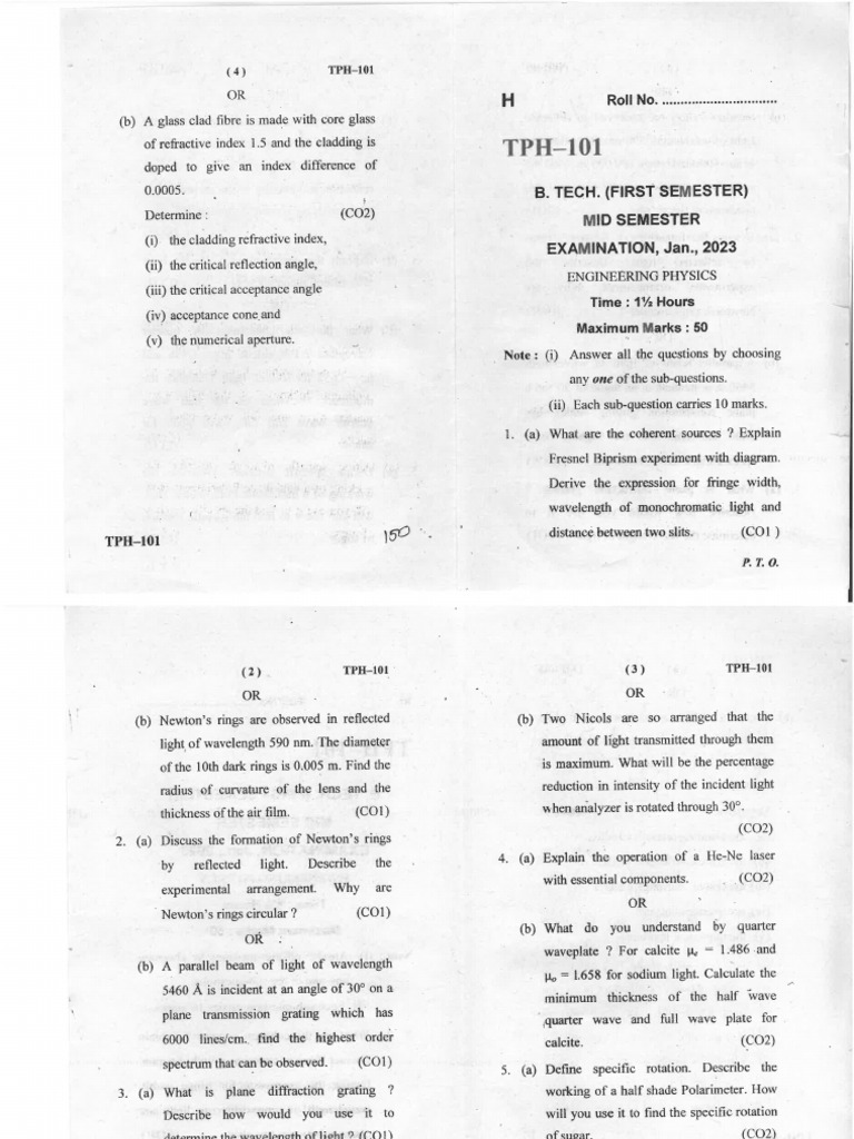 TPH 101 Mid 2023 | PDF