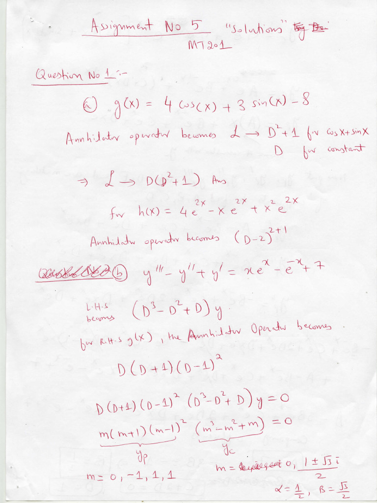Assignment No 5 Solution | PDF