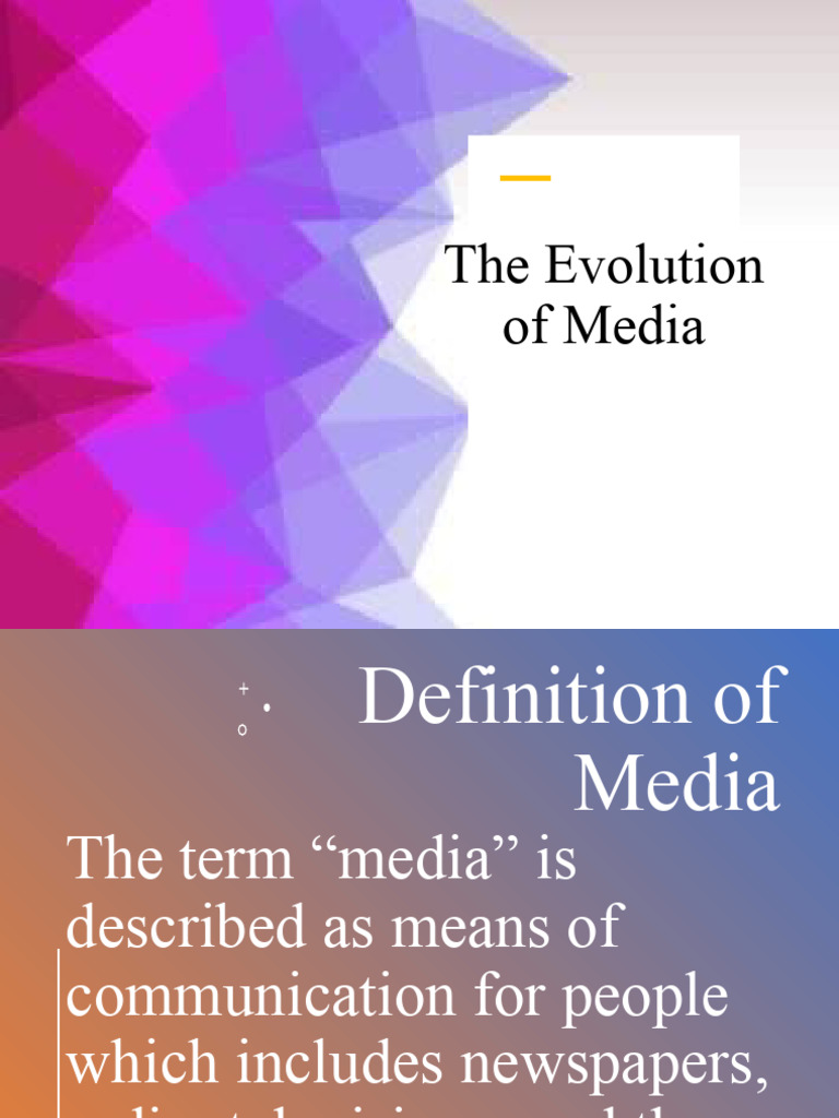 Evolution of Media | PDF | Information Age | Internet