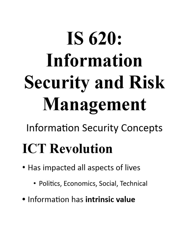 Module 2 - Information Security Concepts | Download Free PDF ... Module 2 - Information Security Concepts | Download Free PDF ...