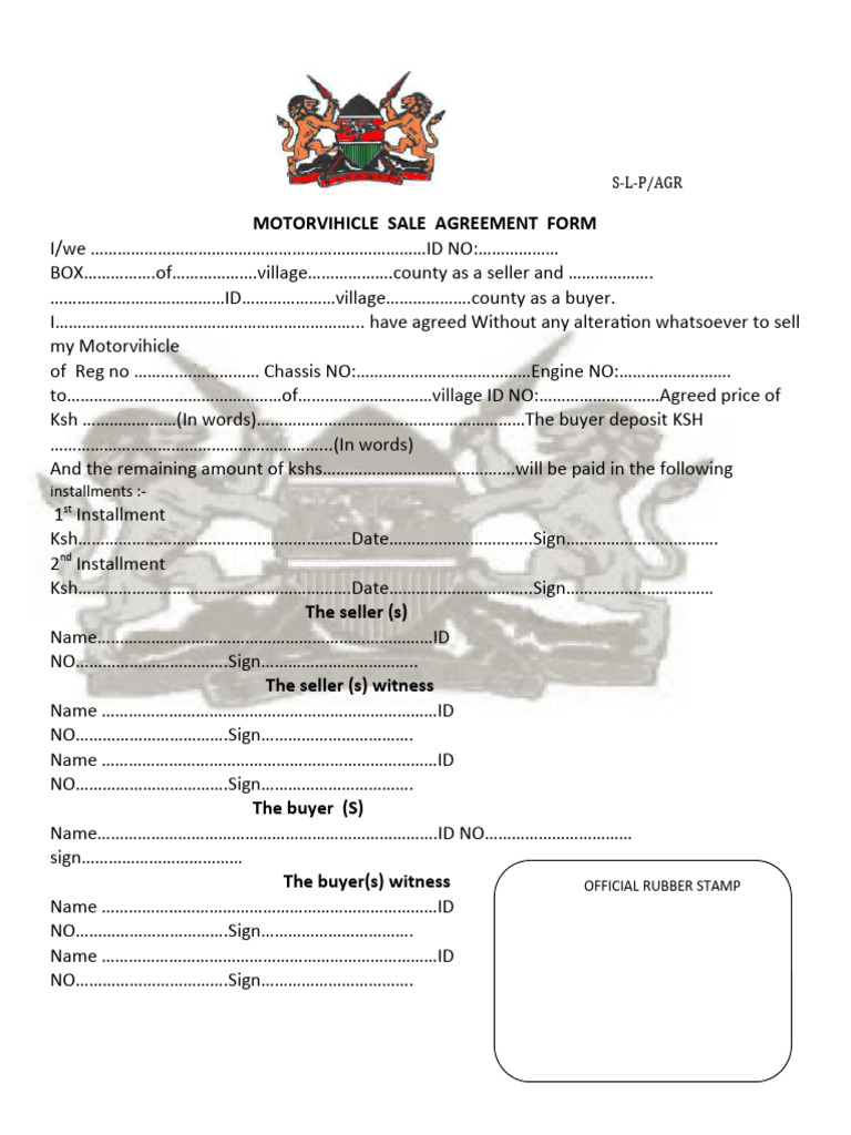 Machine Sale Agrrement Form | PDF | Technology & Engineering