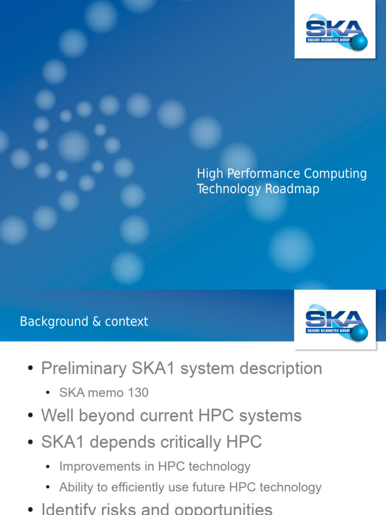 CB_HPC_Technology_Roadmap | PDF | Supercomputer | Computing