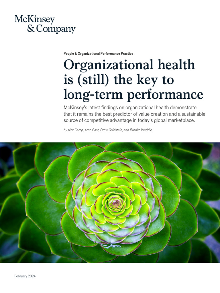 Leaders' Guide to Organizational Health | PDF | Leadership | Innovation