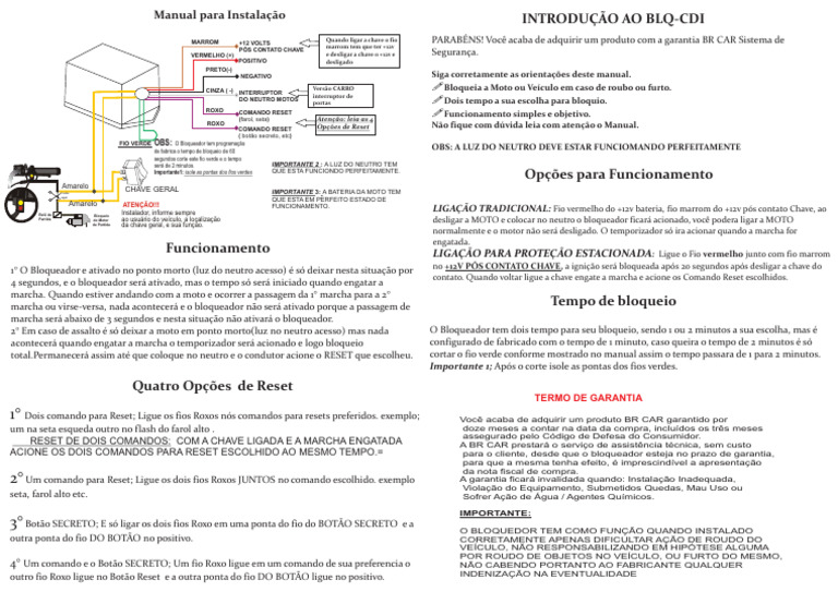 Manual BLQ CDI | PDF