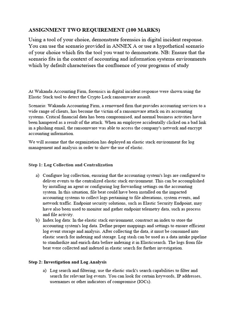 Assignment Two Requirement | PDF | Security | Computer Security