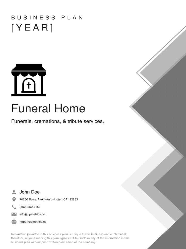 Financial Plan for Funeral Home | PDF | Funeral | Gross Margin