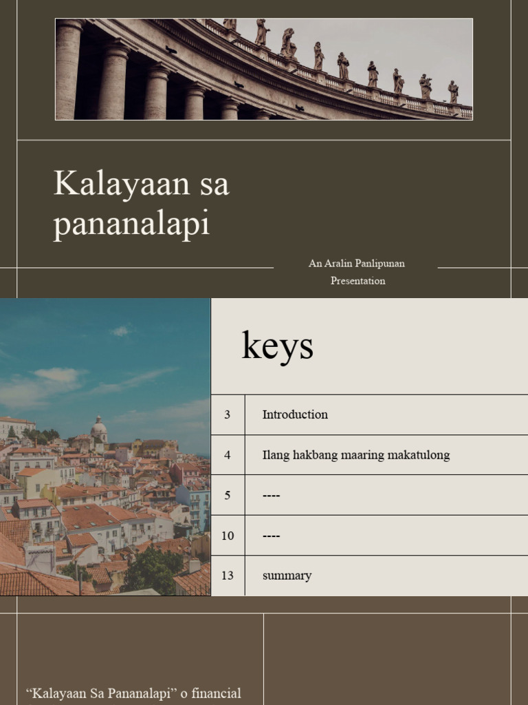 AP - Kalayaan Sa Pananalapi (Copy) | PDF