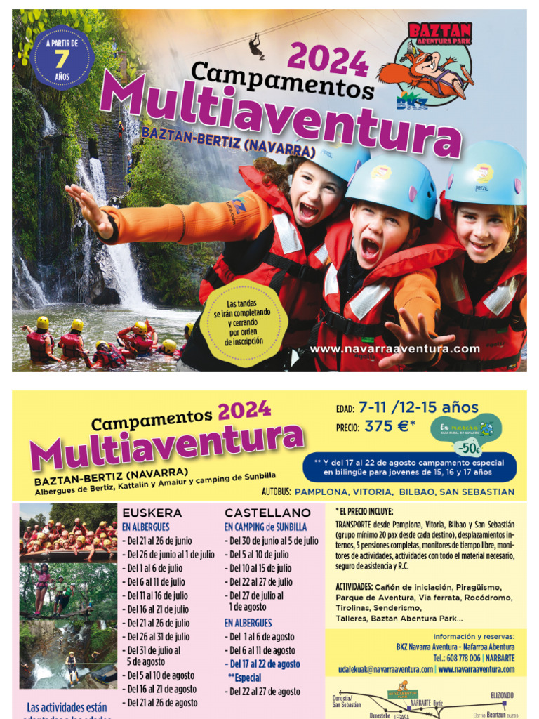 Campamentos Cas 2024 | PDF