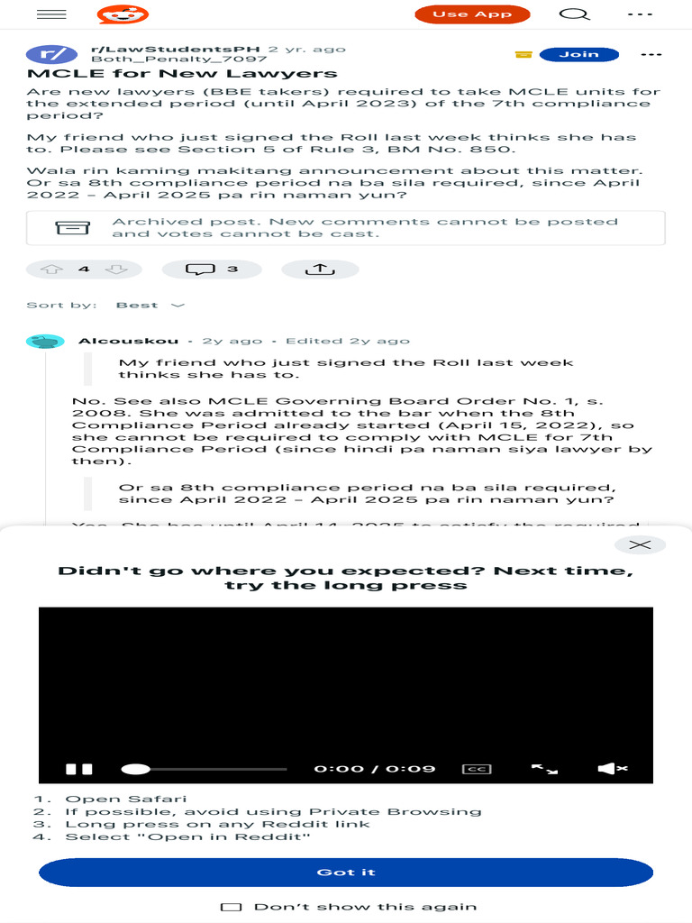 MCLE For New Lawyers rLawStudentsPH | PDF | Finance & Money Management