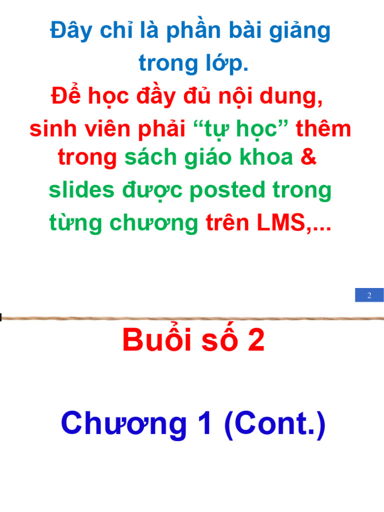 Buoi 2 - C1 - 2023 | PDF