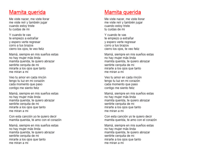 Mamita querida | PDF