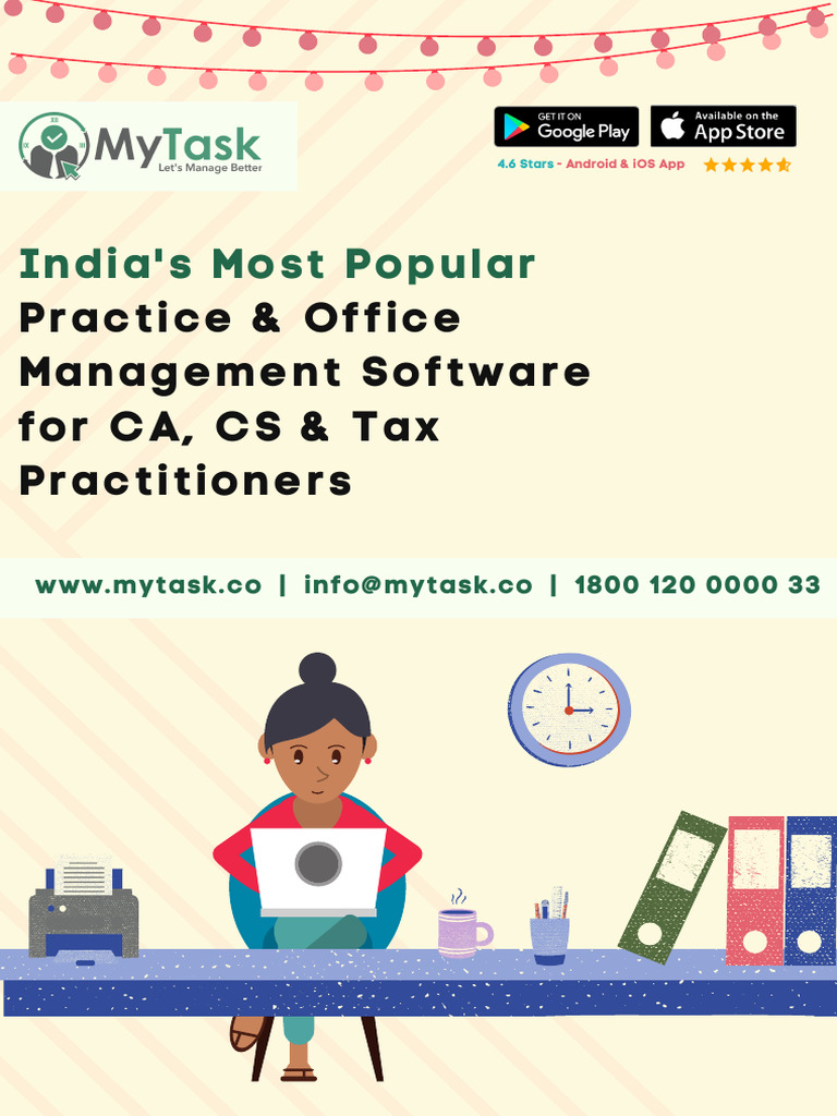 Mytask Brochure Pdf Invoice Receipt
