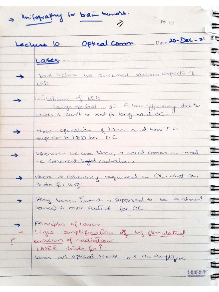 OC Week 9 Notes | PDF