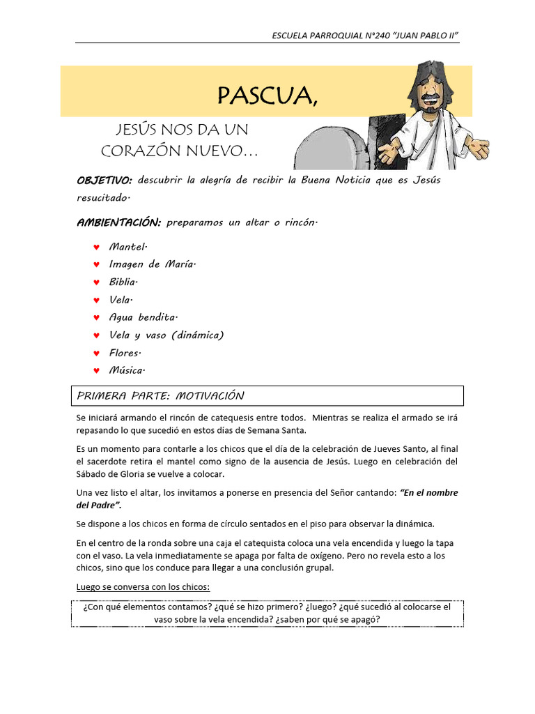 3-4 Encuentro Pascua | PDF | Pascua de Resurrección | Adoración ...