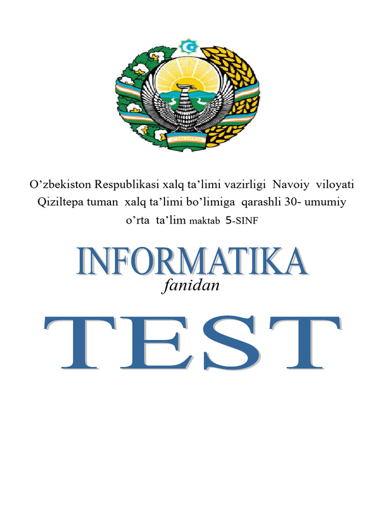 5-sinf-informatika | PDF