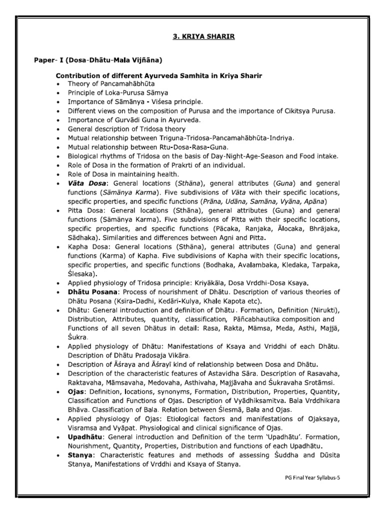 Prelim Kriya Sharir AP 2023 | PDF