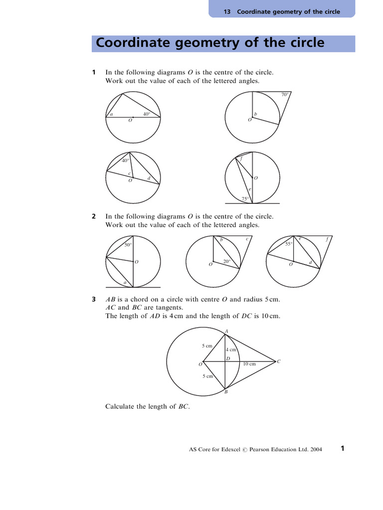 Geometry Measurements and Angles Guide | PDF | Circle | Pi