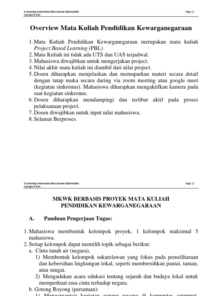 PBL Pendidikan Kewarganegaraan | PDF | Seni