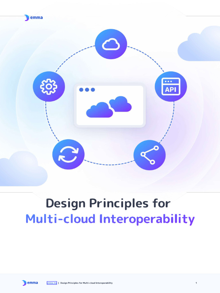 Design Principles For Multi Cloud Interoperabilitypdf | PDF | Cloud ...
